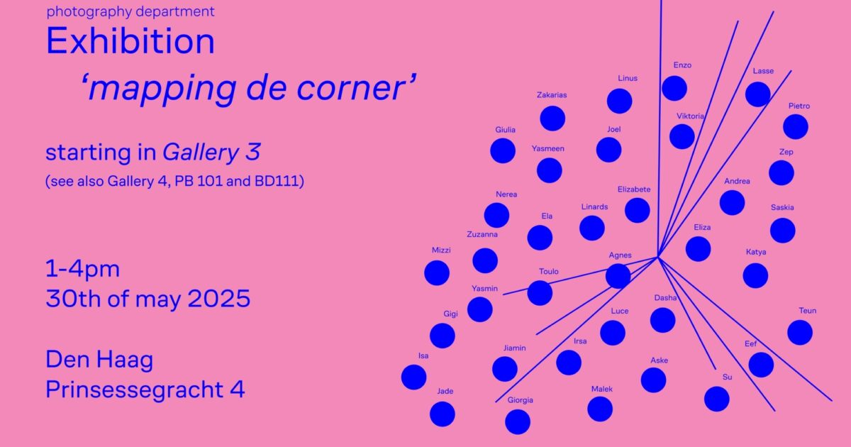 Mapping de corner by student Bachelor Photography | KABK